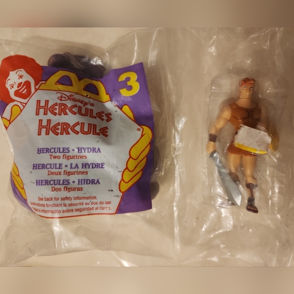 Toys | Vtg 1995 Mcdonalds Disney Hercules Happy Meal 2 Figurines ...